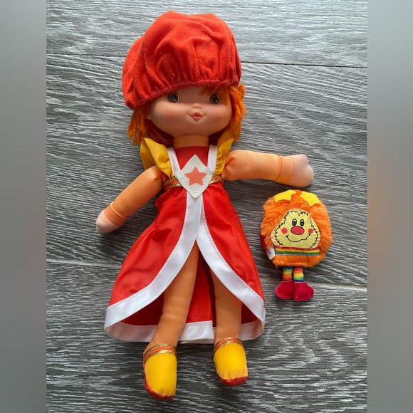 Rainbow Brite | Toys | 983 Vintage Rainbow Brite Lala Orange Doll With ...